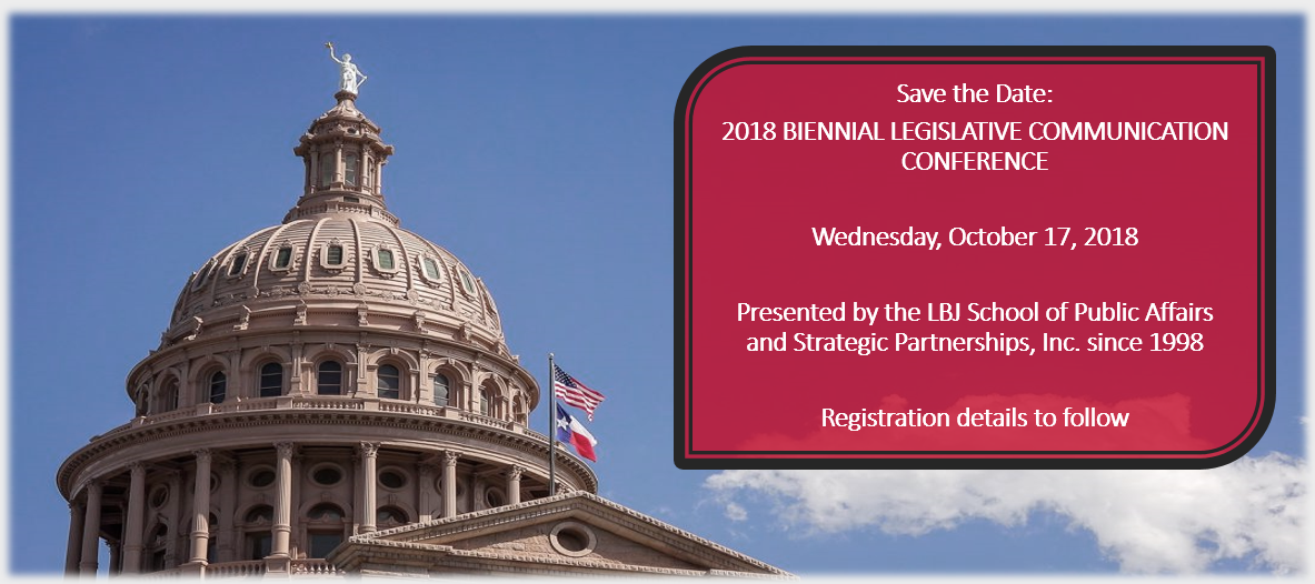 Texas Legislative Communication Conference – Save the Date! - Mary ...
